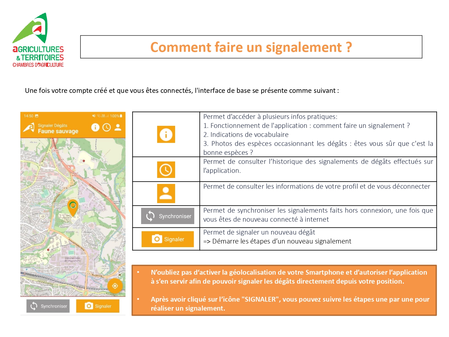Signalement dégât faune sauvage